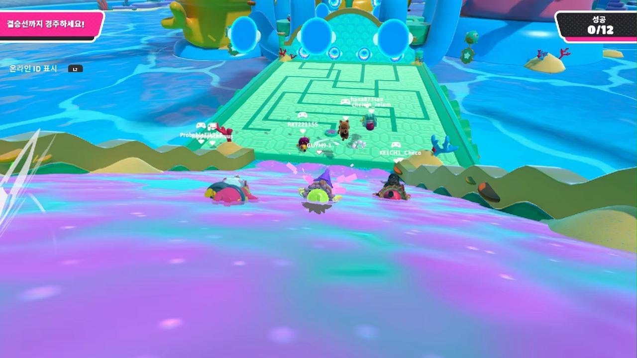 폴가이즈 프로 슬라이더 🤣🤣🤣 PUZZLE PATH [New] Fall Guys_20221124042603 - YouTube