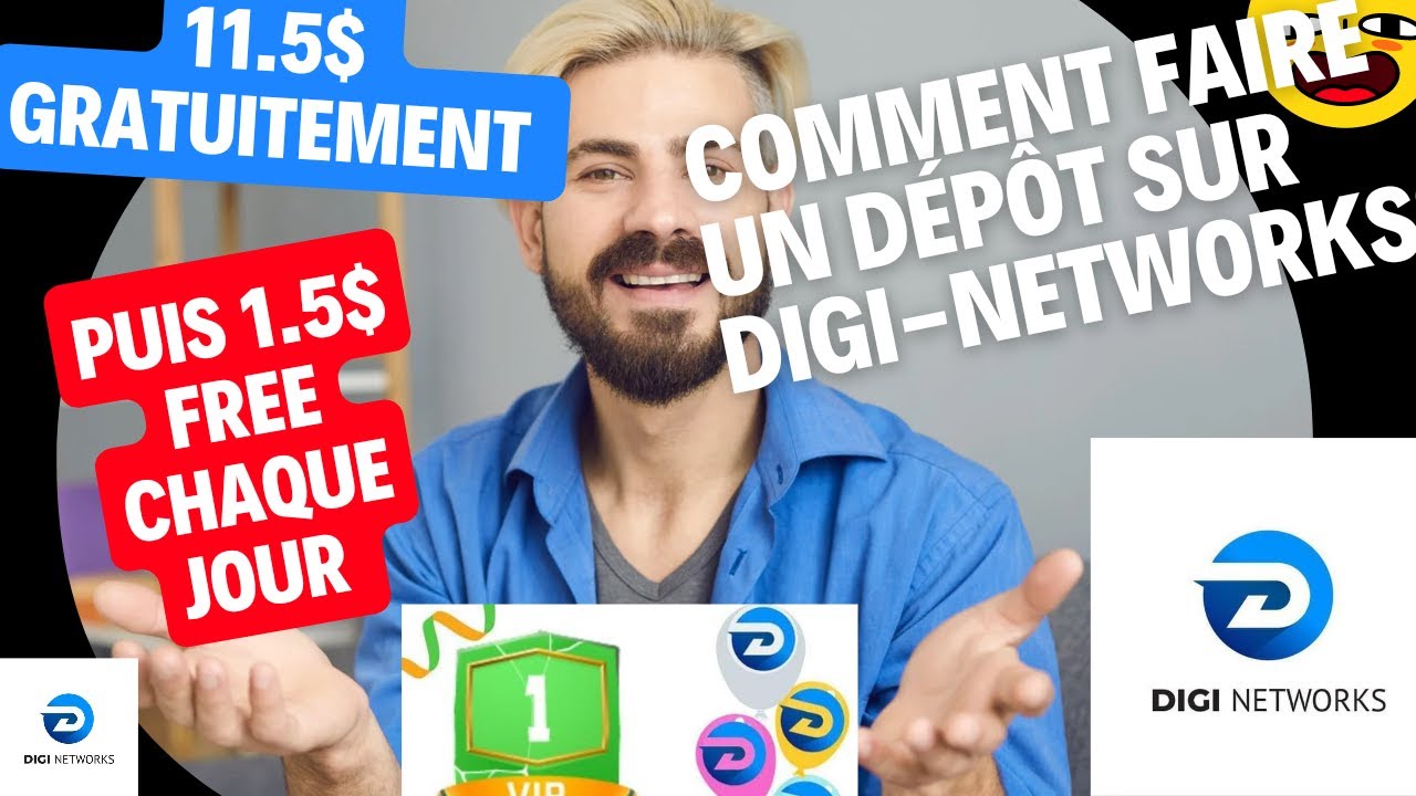 Digi Networks; comment faire un dépôt sur DIGI Networks et gagner 11.5 ...