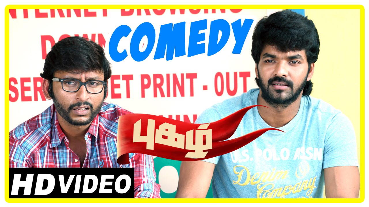 Pugazh Tamil Movie | Comedy Scenes | Jai | Surabhi | Karunas | RJ ...