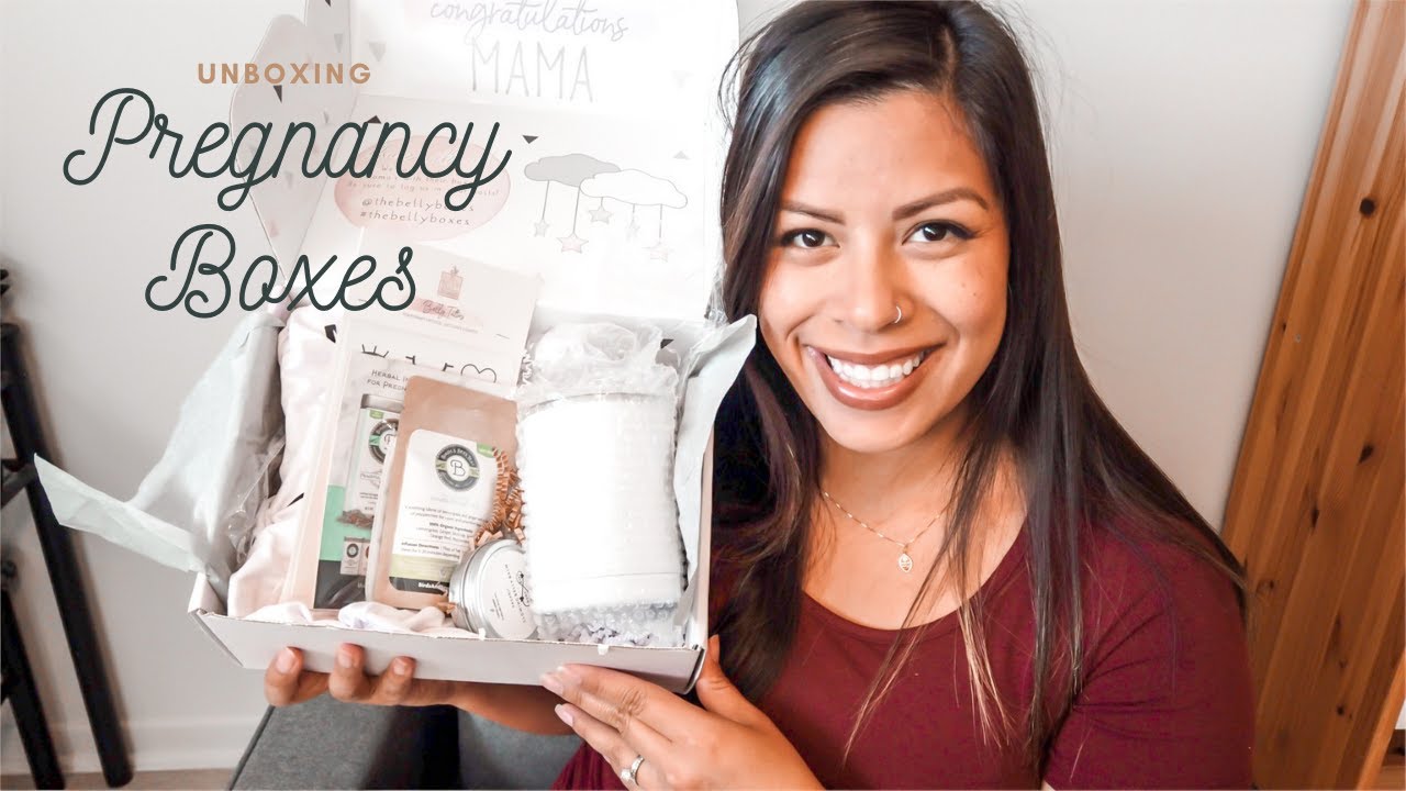 UNBOXING PREGNANCY BOXES | Pregnancy Subscription Boxes! - YouTube