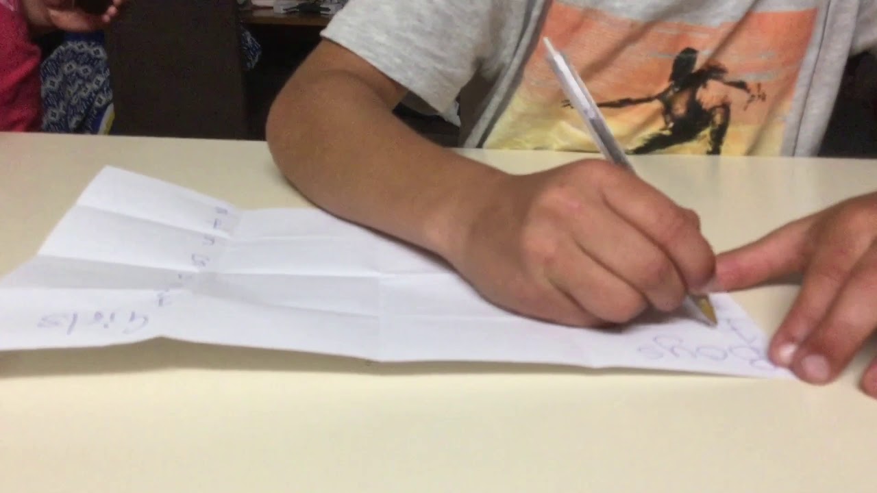 HOW TO MAKE A PUSH PAPER GAME STEP BY STEP - YouTube