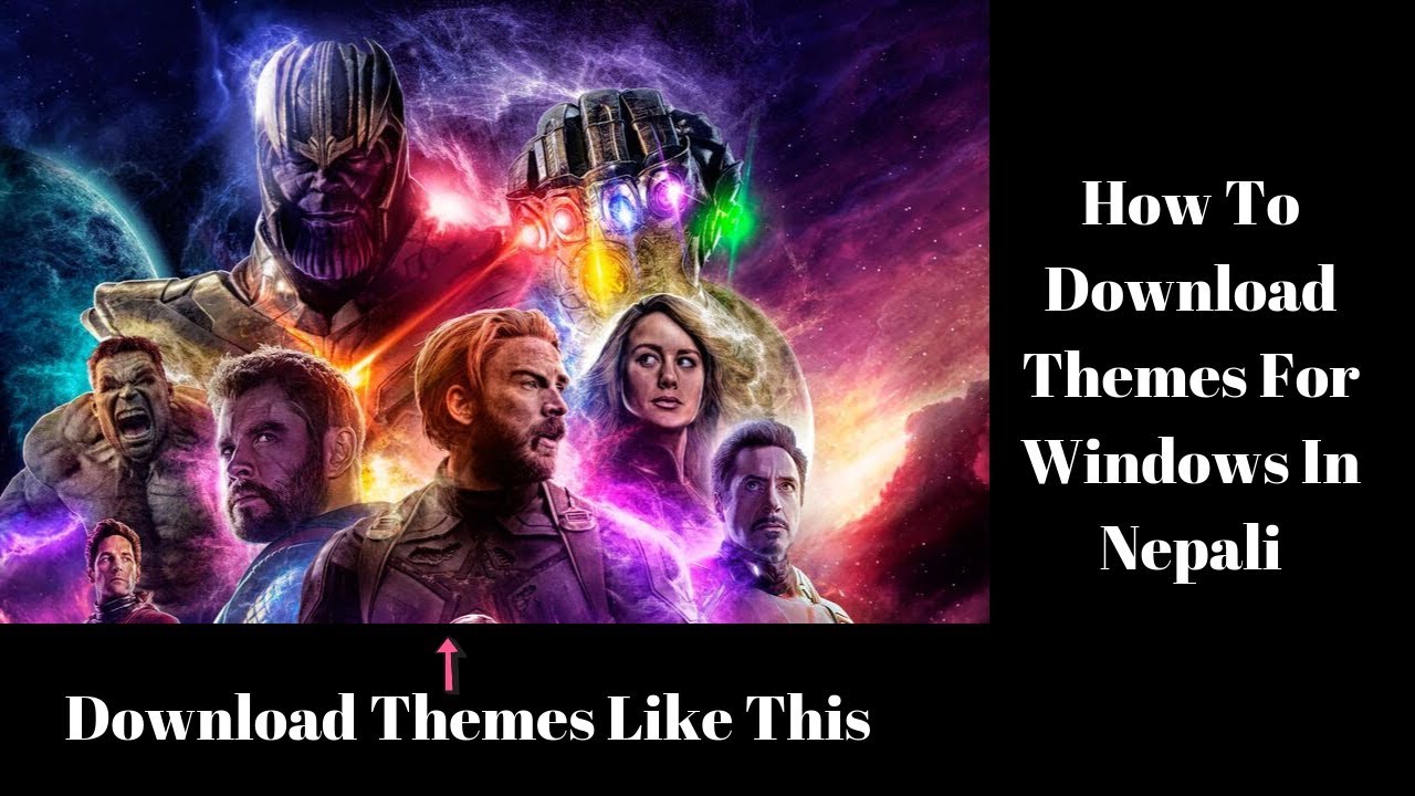 How To Download Theme For Windows In Nepali | Themes For Windows - YouTube