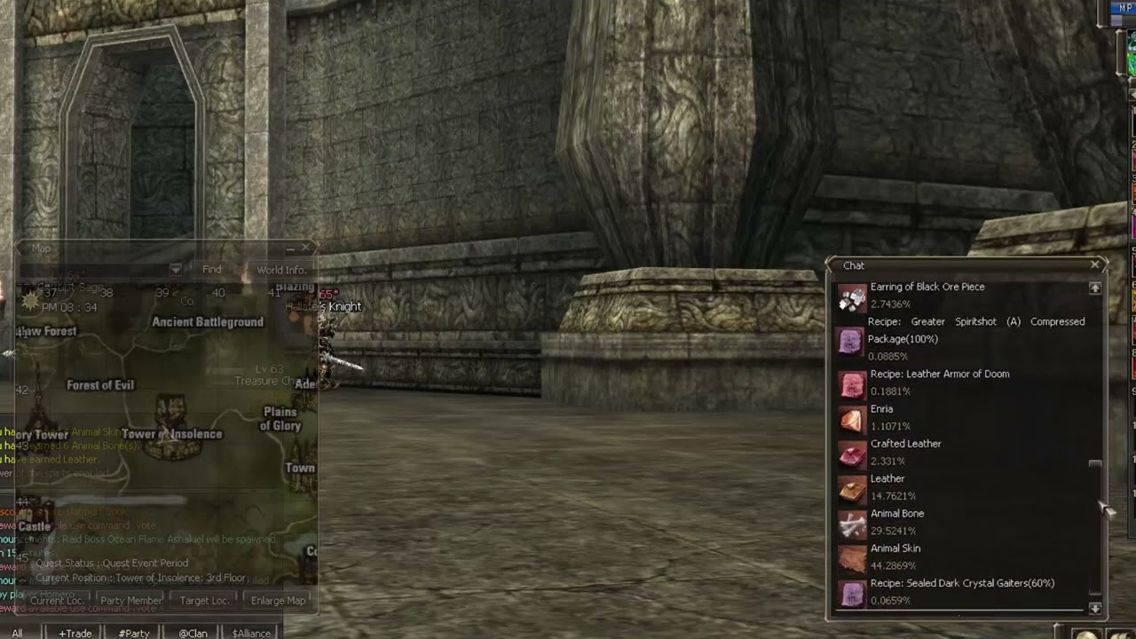 Hallate's Knight (65) (Aggressive) (TOI 3rd Floor) - Database Lineage 2 ...