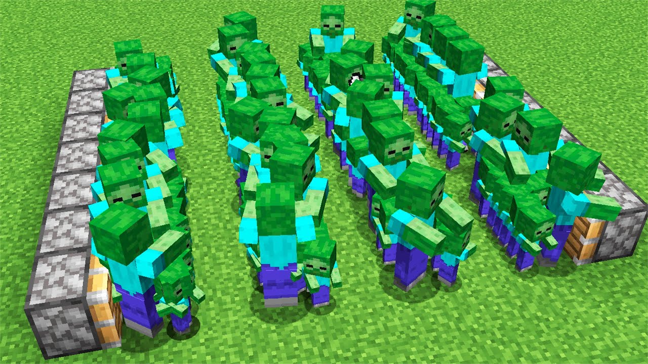 1000 zombie combination = ??? - YouTube