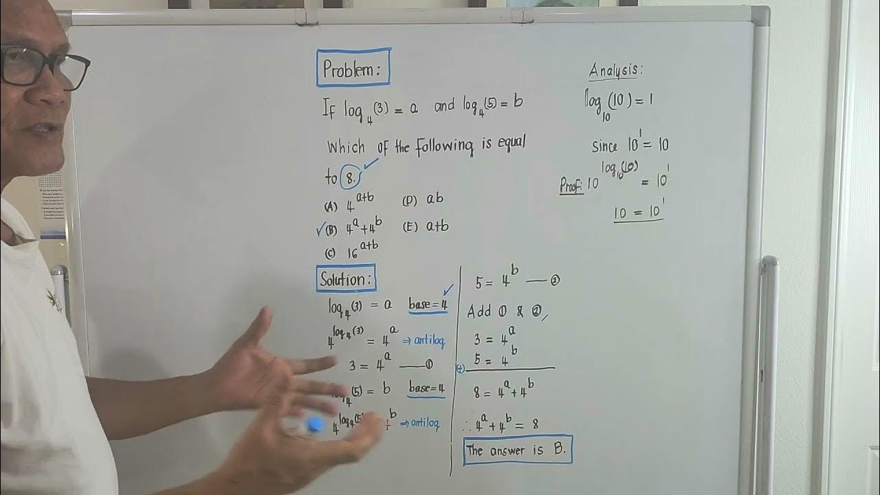 Antilogarithm Profdavidjdelosreyes Youtube