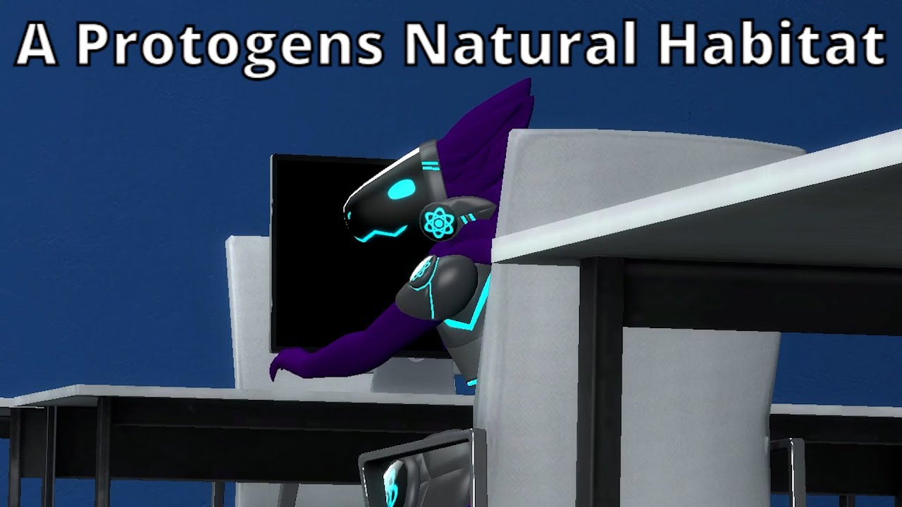 The Wild Purple Protogen in it's Natural Habitat - YouTube
