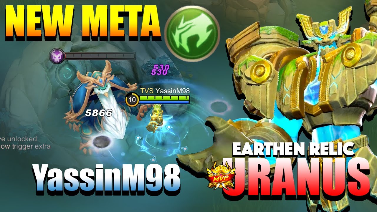 Uranus New Skin Gameplay | Earthen Relic Uranus | Top Global Uranus ...