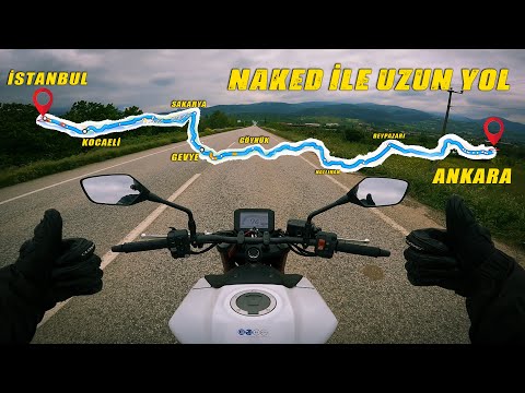 Naked motor ile Uzun yol yapmak | İstanbul Ankara Harika Rota | Hornet 750 | Kolaçan