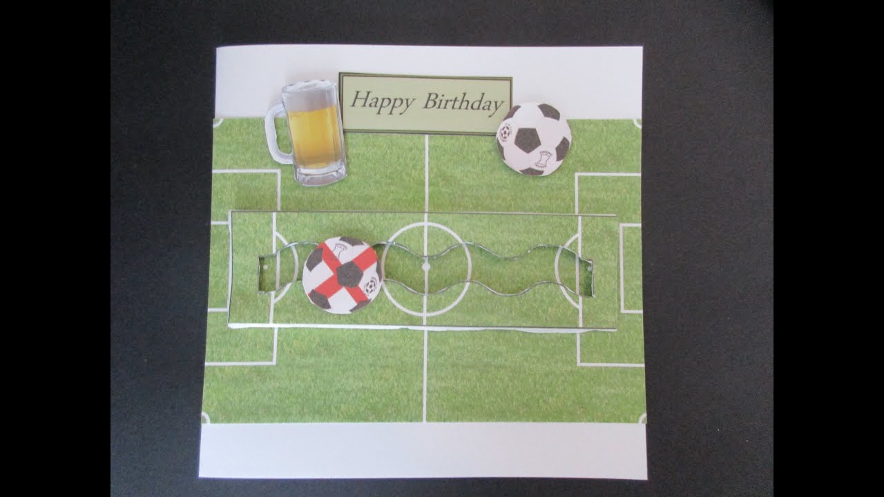 Easy Football Spinner Card/ Slider Card for EURO 2020 Soccer Fans - YouTube