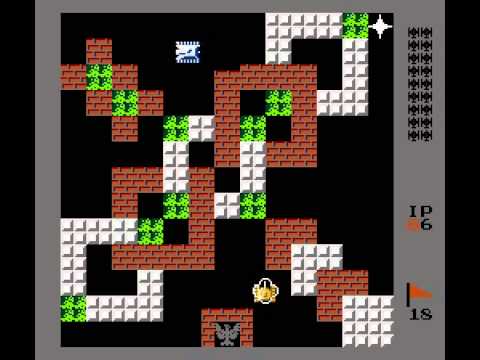 Battle City NES - Real-Time Playthrough - YouTube