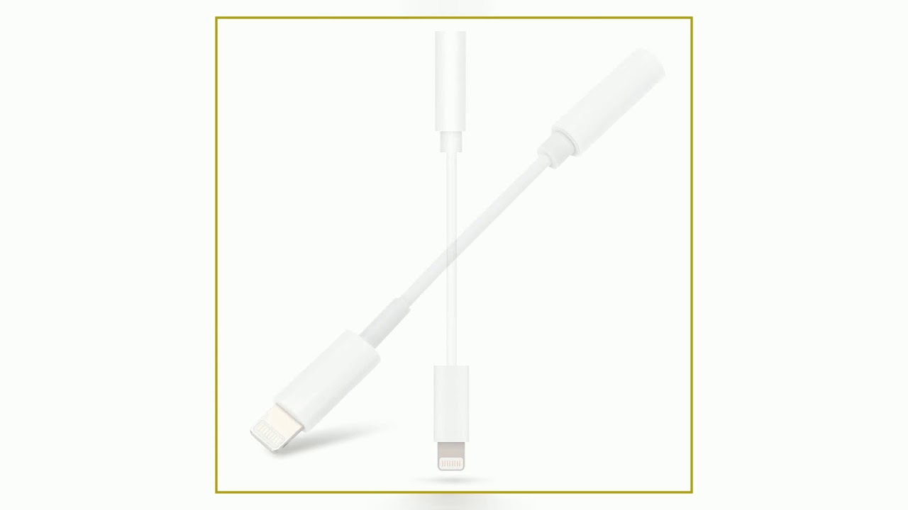 3.5mm Audio Headphone Jack Adapter for iPhone 7 / 7 Plus - YouTube