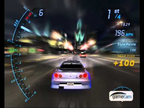 Need For Speed Underground 1 Skyline Drag Race! - YouTube