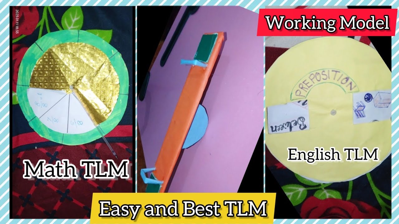 fraction math tlm | preposition tlm | Science model | Easy tlm fraction ...