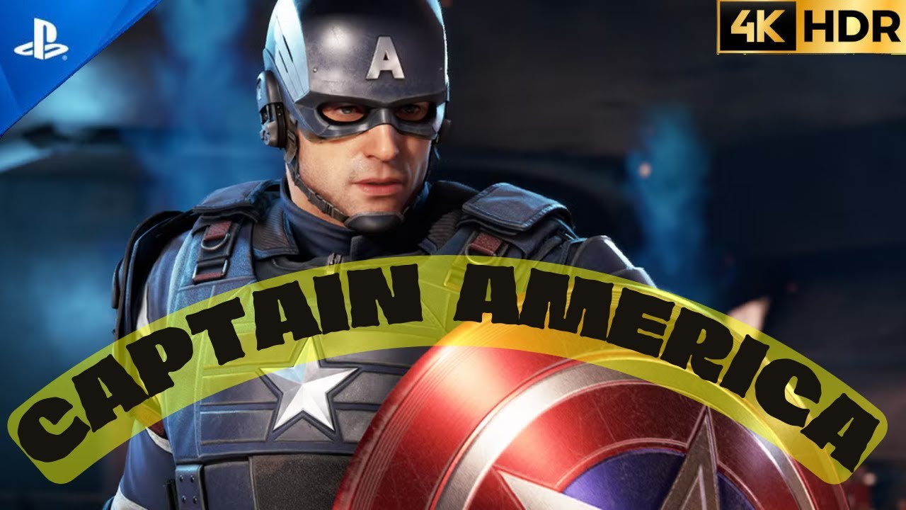 (PS5) Marvel's Avengers CAPTAIN AMERICA Gameplay | Realistic Graphics ...