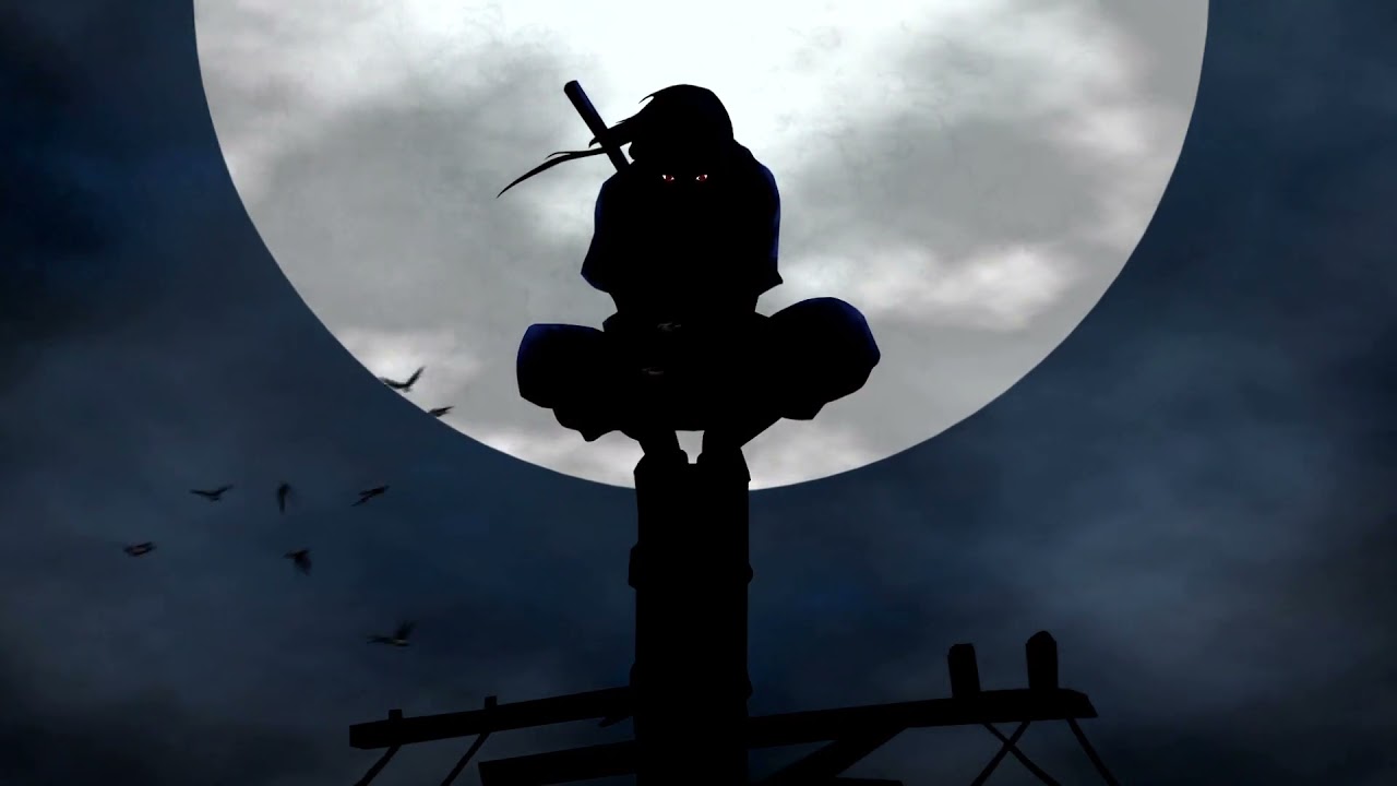 Itachi Uchiha In The Moonlight Live Background - YouTube