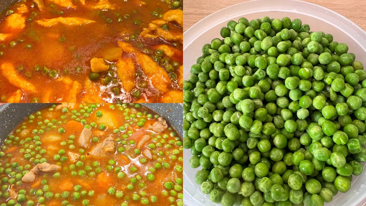 Mincare de mazăre cu carne de porc și găluște - YouTube