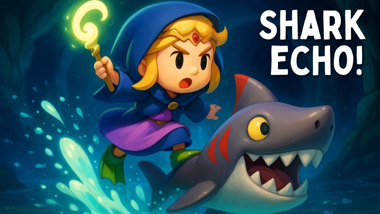 Bruce the Chompfin Shark Echo! Let's Play The Legend of Zelda: Echoes ...