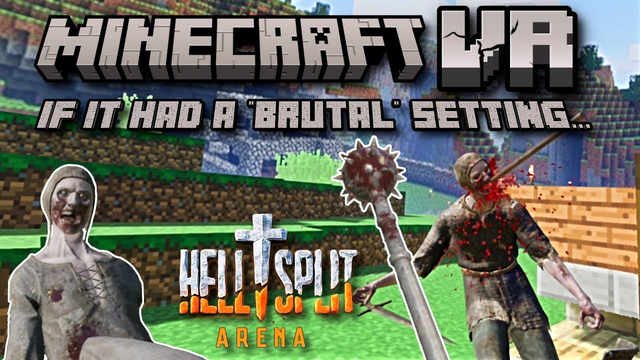 If MineCraft had a "Brutal" setting... | Hellsplit Arena Mod - YouTube