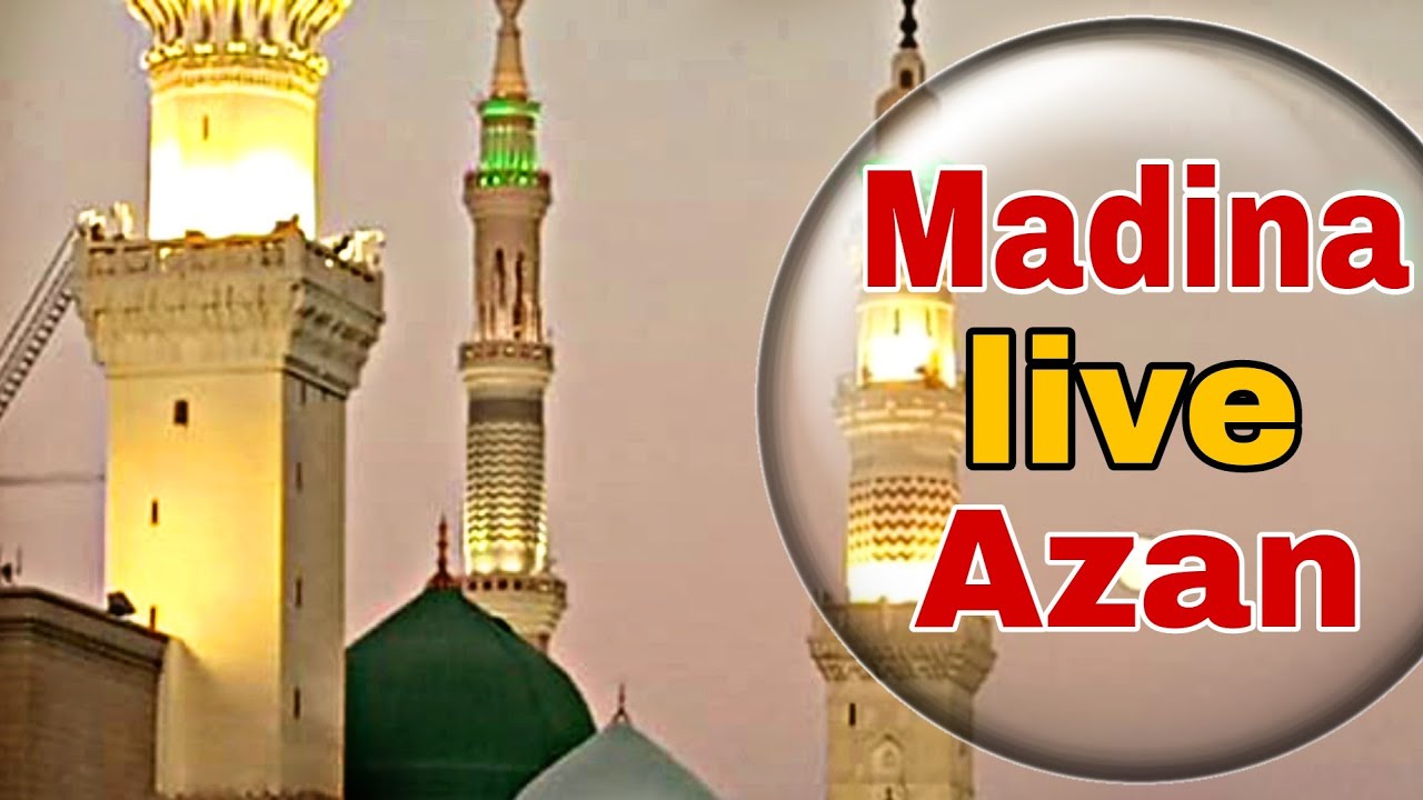 Madina Live Time Lapse of Masjid an Nabawi||Madina azan live# ...