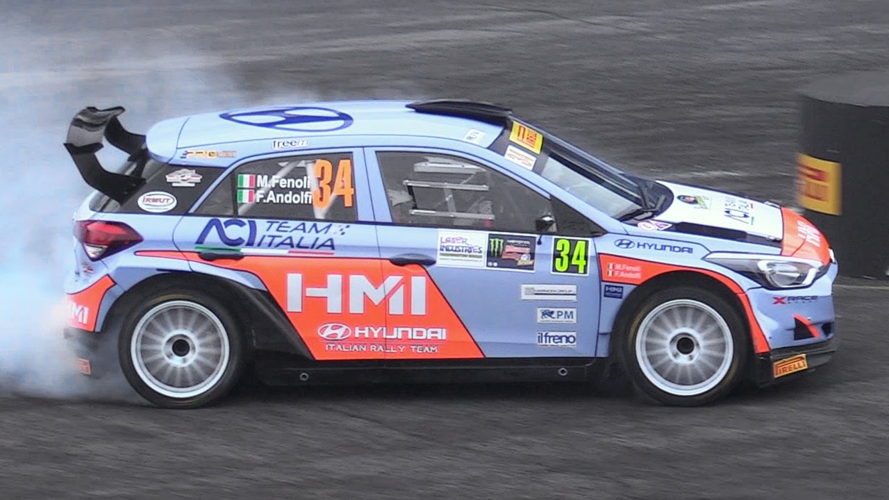 Hyundai i20 R5 Sound - Accelerations, Starts, Flames & More!! - YouTube