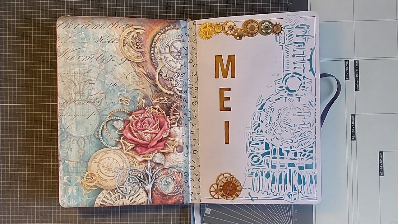 Voorpagina mei in mijn bullet journal - YouTube
