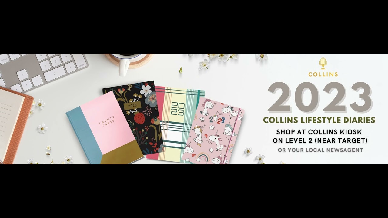 Collins 2023 Diaries digital screen updated 1 - YouTube