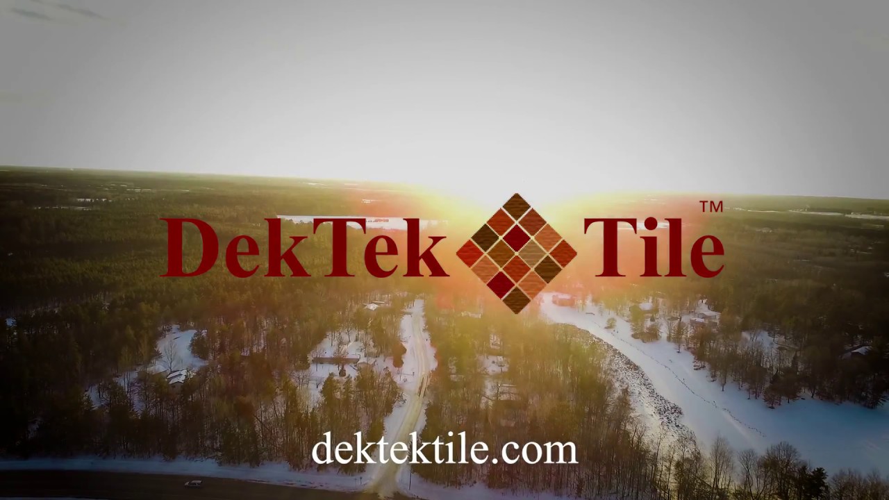 Beautiful Decking Product, DekTek Tile, Has a New Location - YouTube