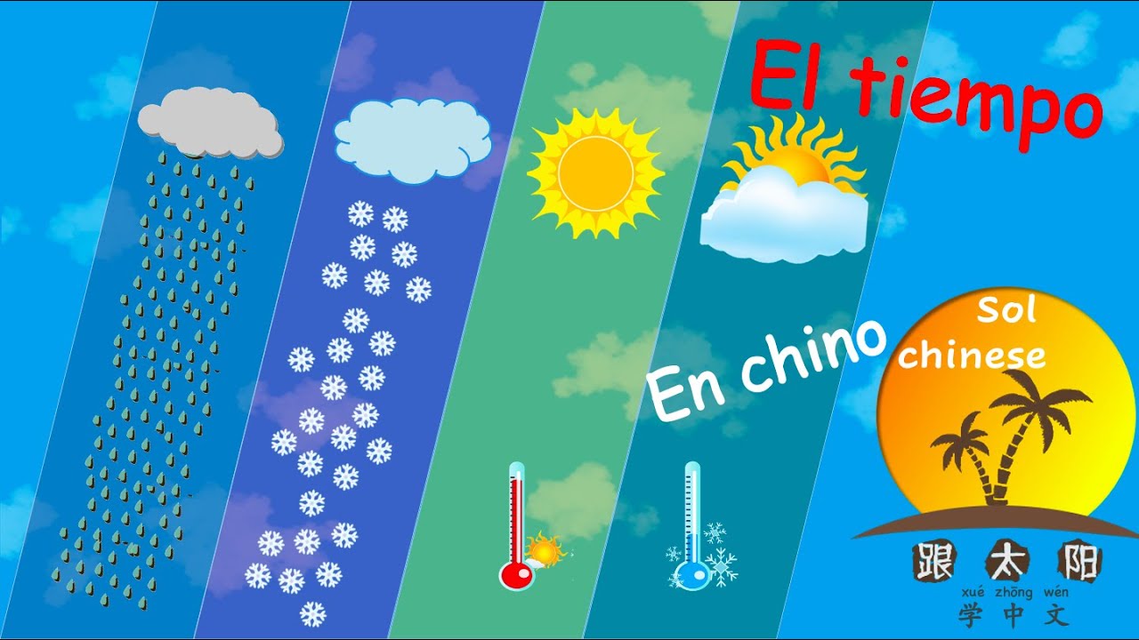 Aprender chino mandarín lección 25 ️ el tiempo (de clima) - YouTube