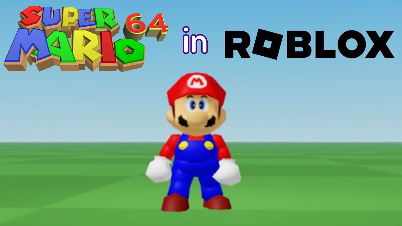 How to make a realistic super mario 64 avatar! - YouTube