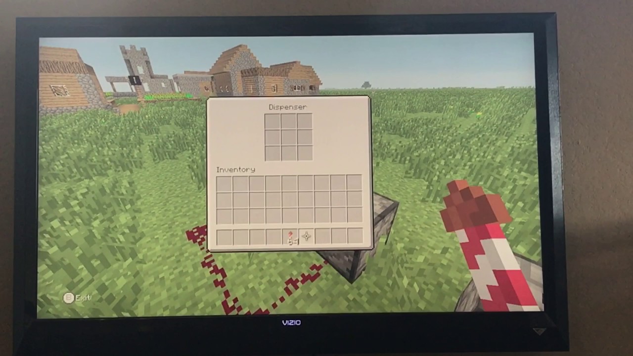 Redstone firework dispenser Minecraft tutorial - YouTube