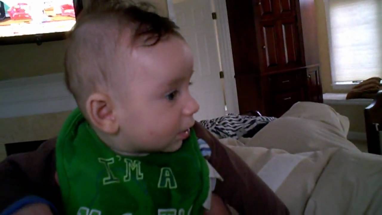 Alex's 1st Giggle - YouTube