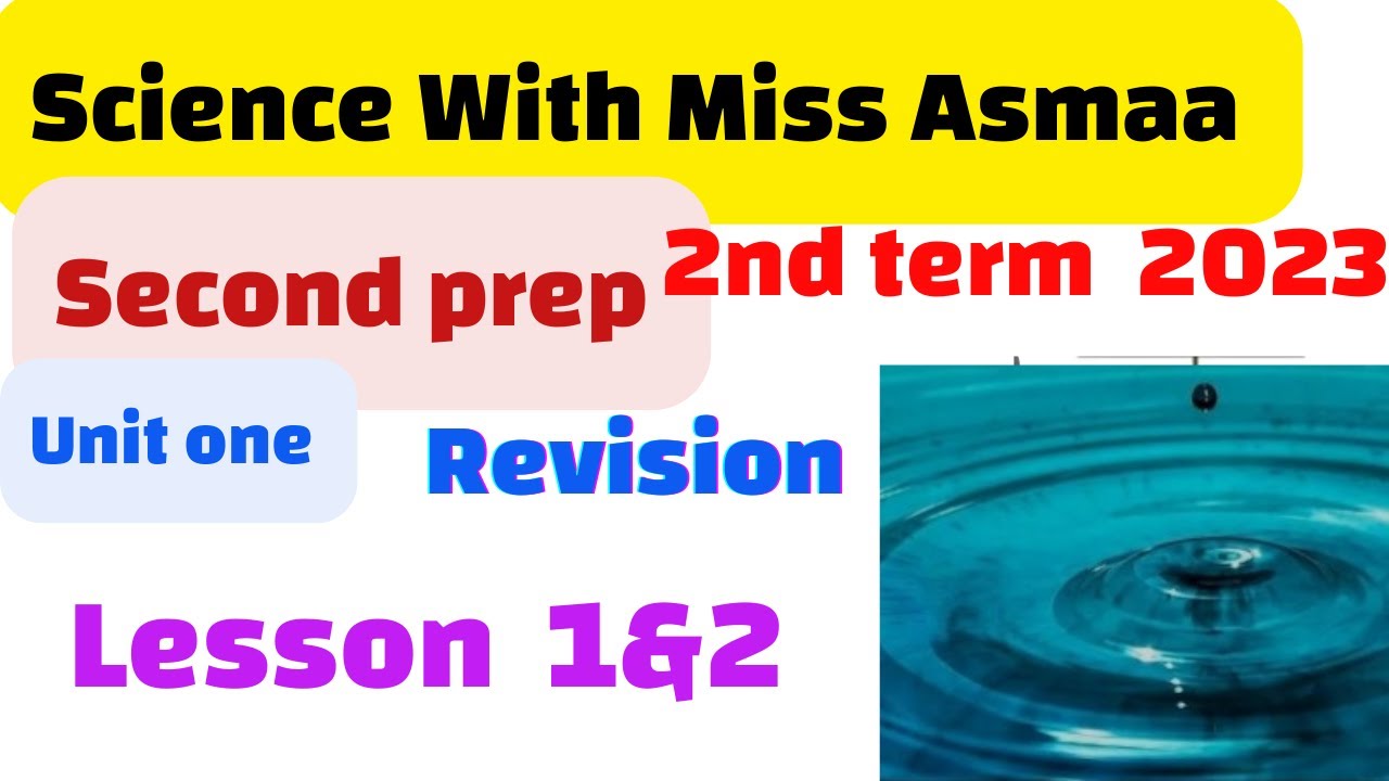 Prep.2/Science/Second term/ revision /on unit one/worksheets answers ...