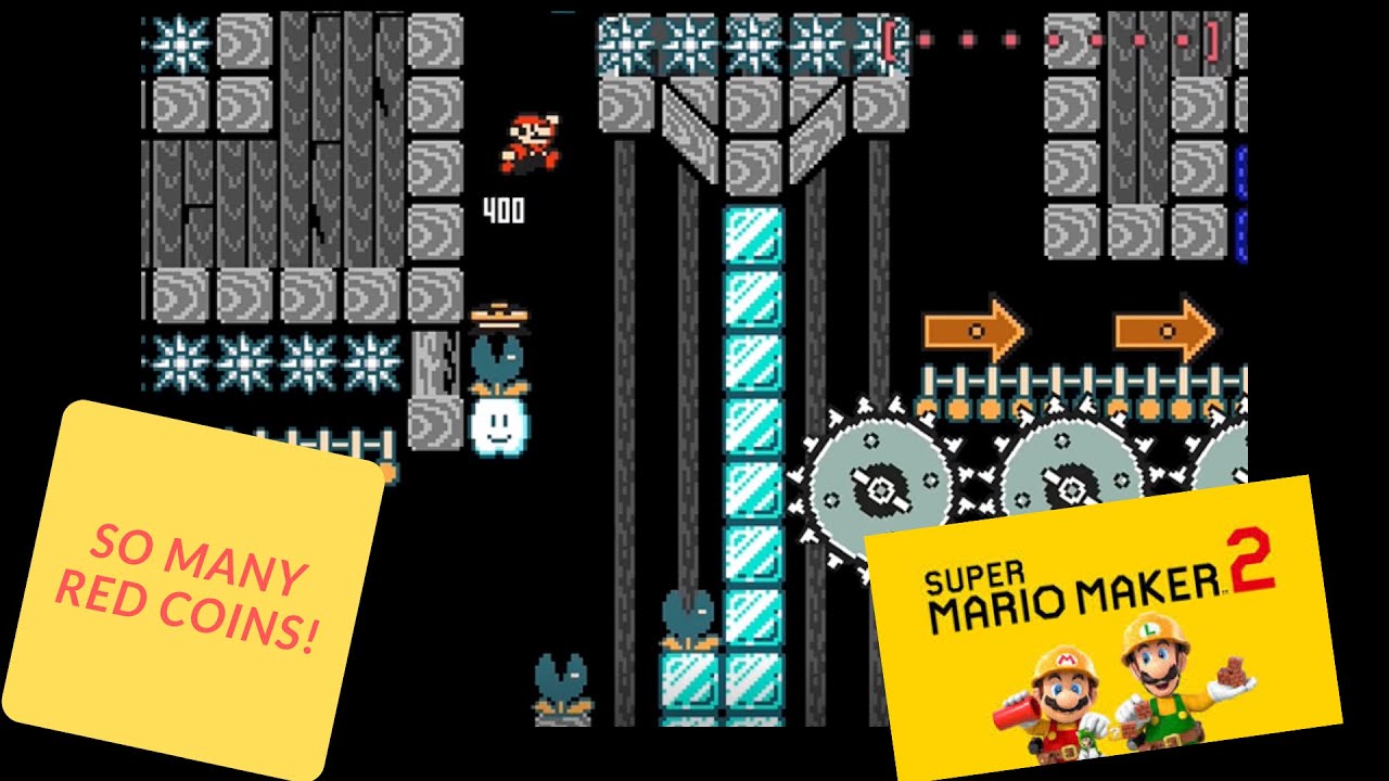 Red coins are hard to get! Super Mario Maker 2, Relaxing Red Coins 3 ...