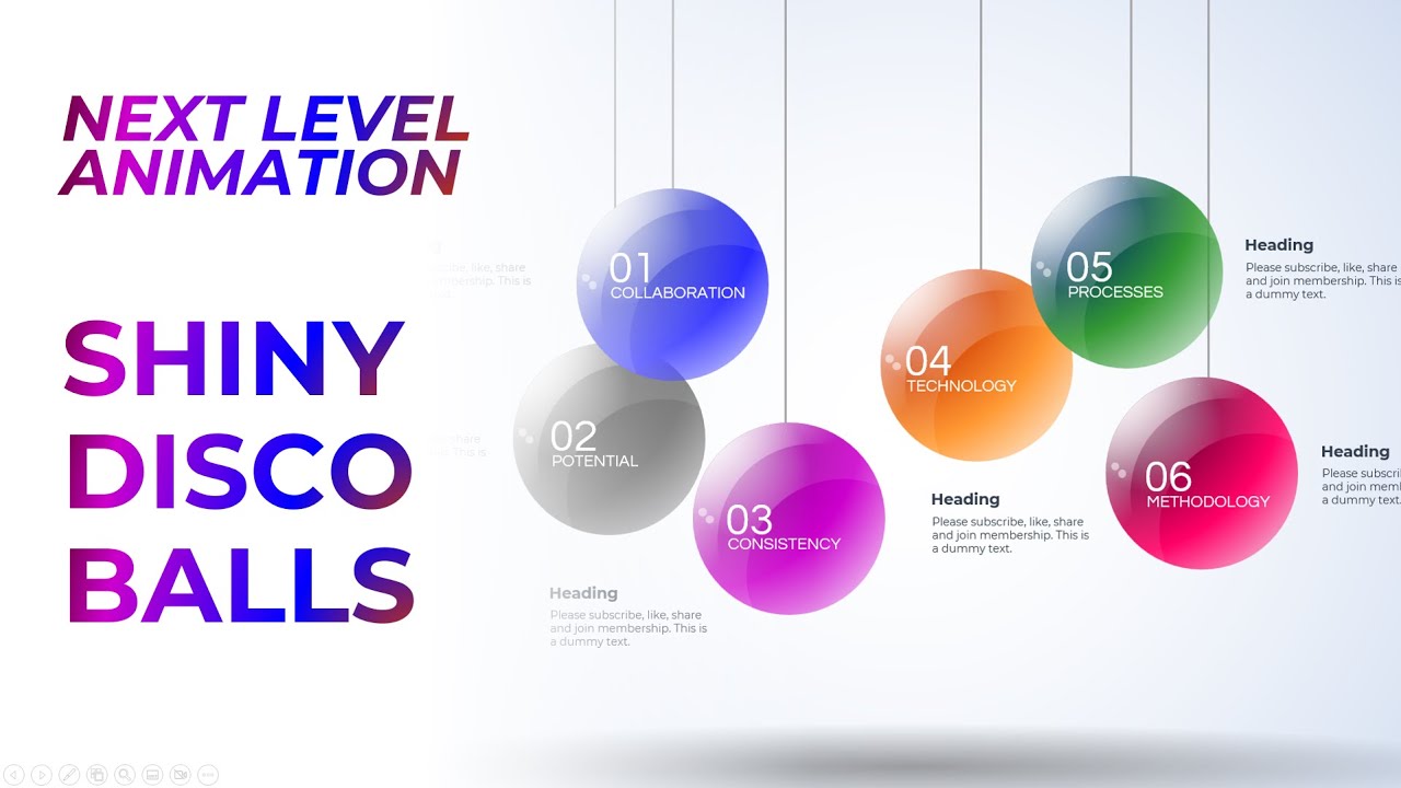 Shiny Disco Balls Tutorial in PowerPoint | CRAZY Animation - YouTube