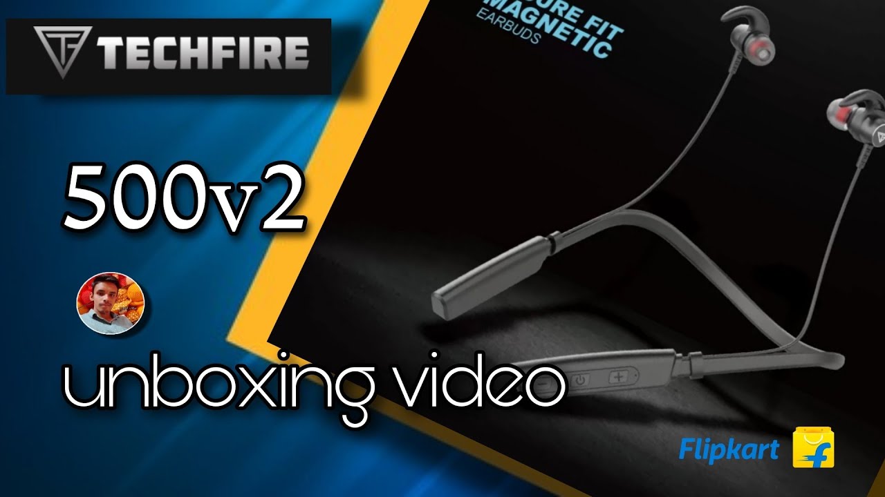 tech fire 500v2 neckband only rs - 450 hi - bass Bluetooth headphone ...