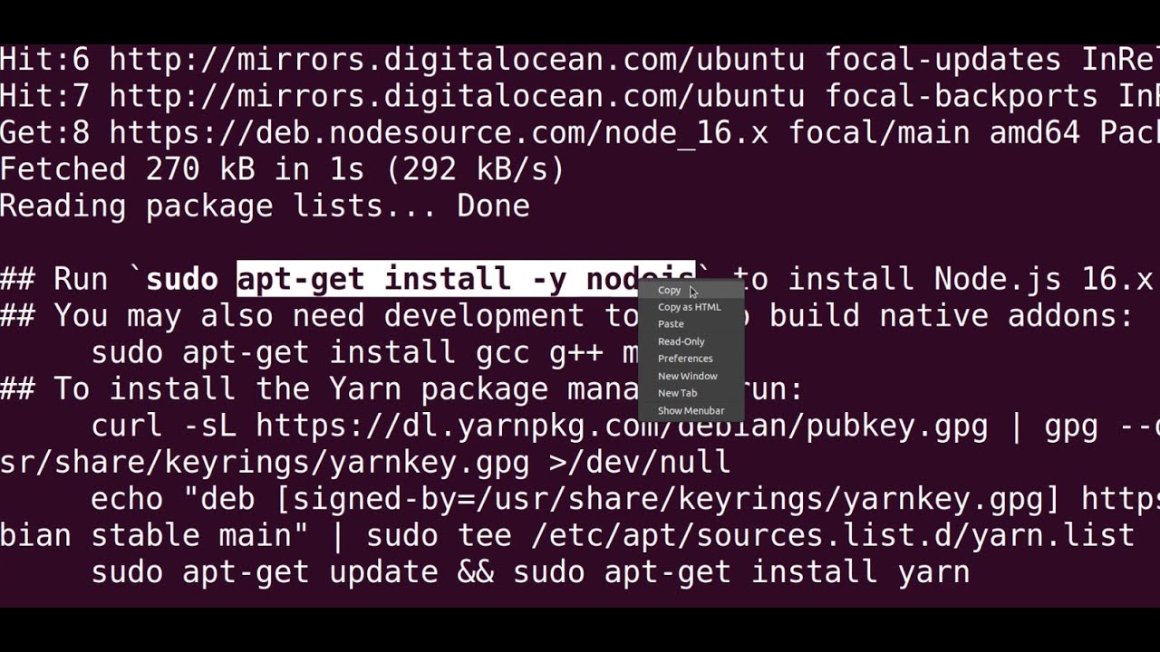 Upgrade node.js to 16.x version - YouTube