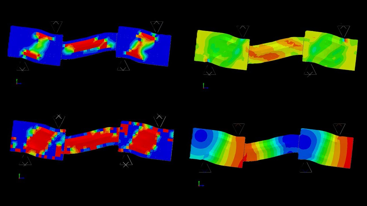 Composite beam modelling in abaqus modelling || Composite RCC Beam ...
