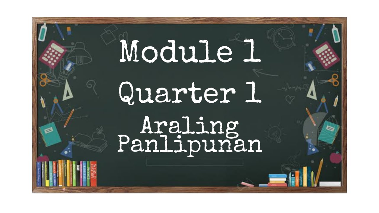 Module 1| Quarter 1| Araling Panlipunan 8 - YouTube
