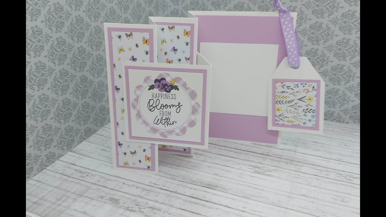 Fun Spring Card - YouTube