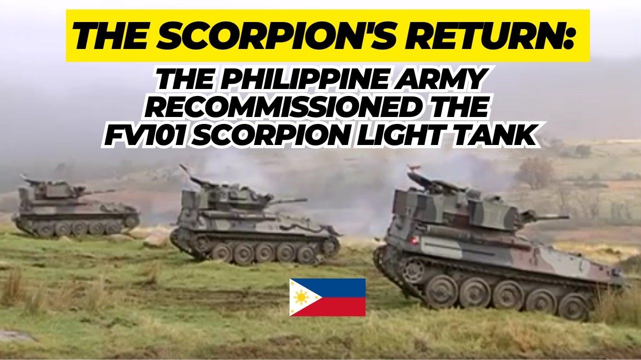 Philippine Army Scorpion Tanks FV101 Scorpion Main Battle Tank | World