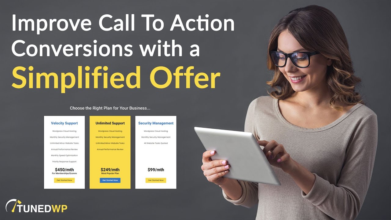 Improve Call To Action Conversions with a Simplified Offer - YouTube
