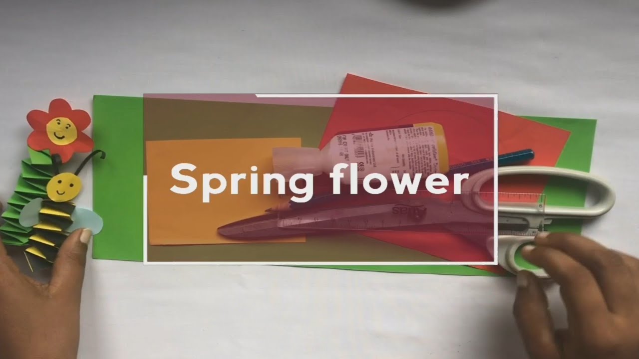 How to make spring flowers. ( PAPER CRAFT SPRING FLOWER ) - YouTube