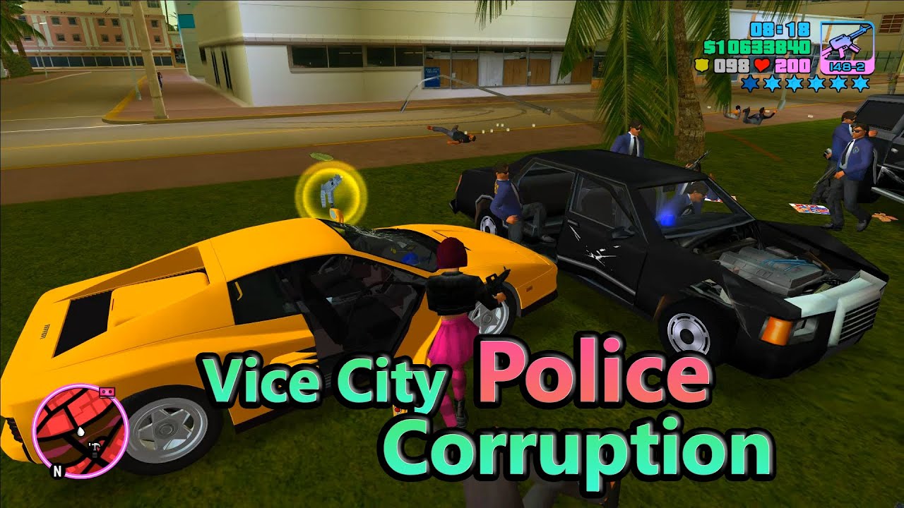 Corrupted Vice Police | Vice City Gameplay - YouTube