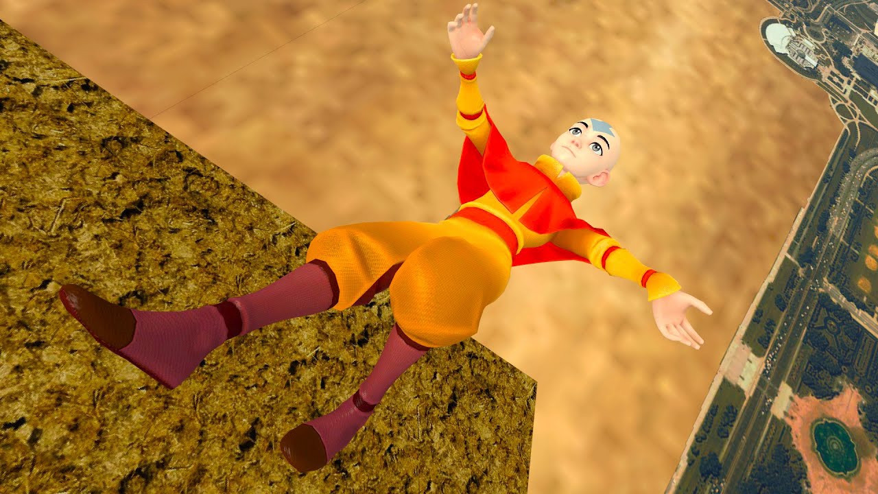 GMOD Ragdolls and funny fails | [Aang avatar] - YouTube