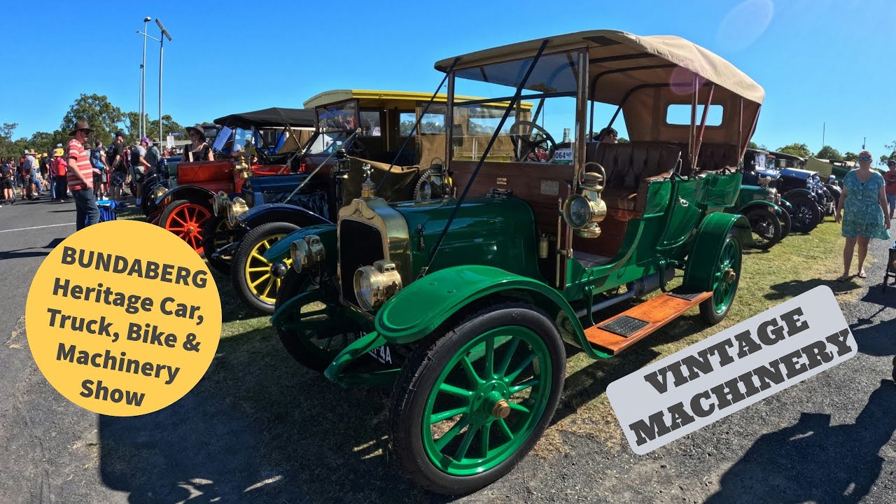 Bundaberg Vintage Car, Bike & Machinery Show - YouTube