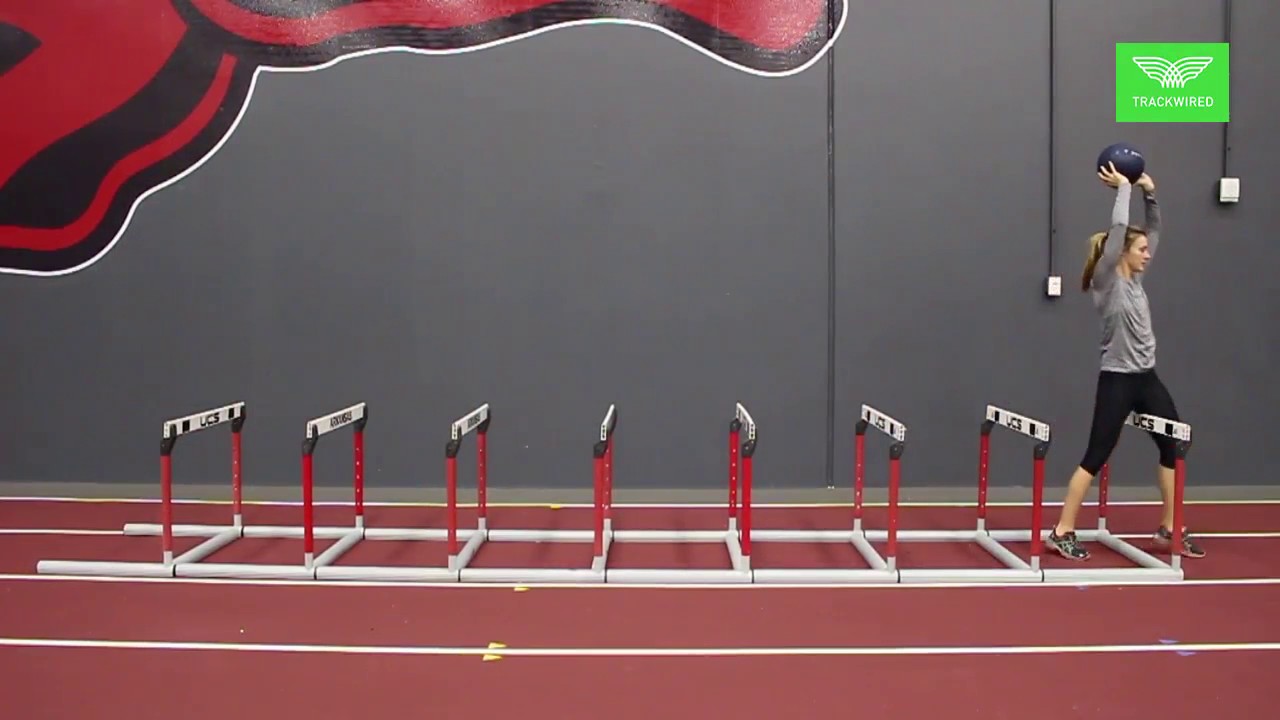 How to Pole Vault: Hurdle Walkover with Medball by Bryan Compton - YouTube