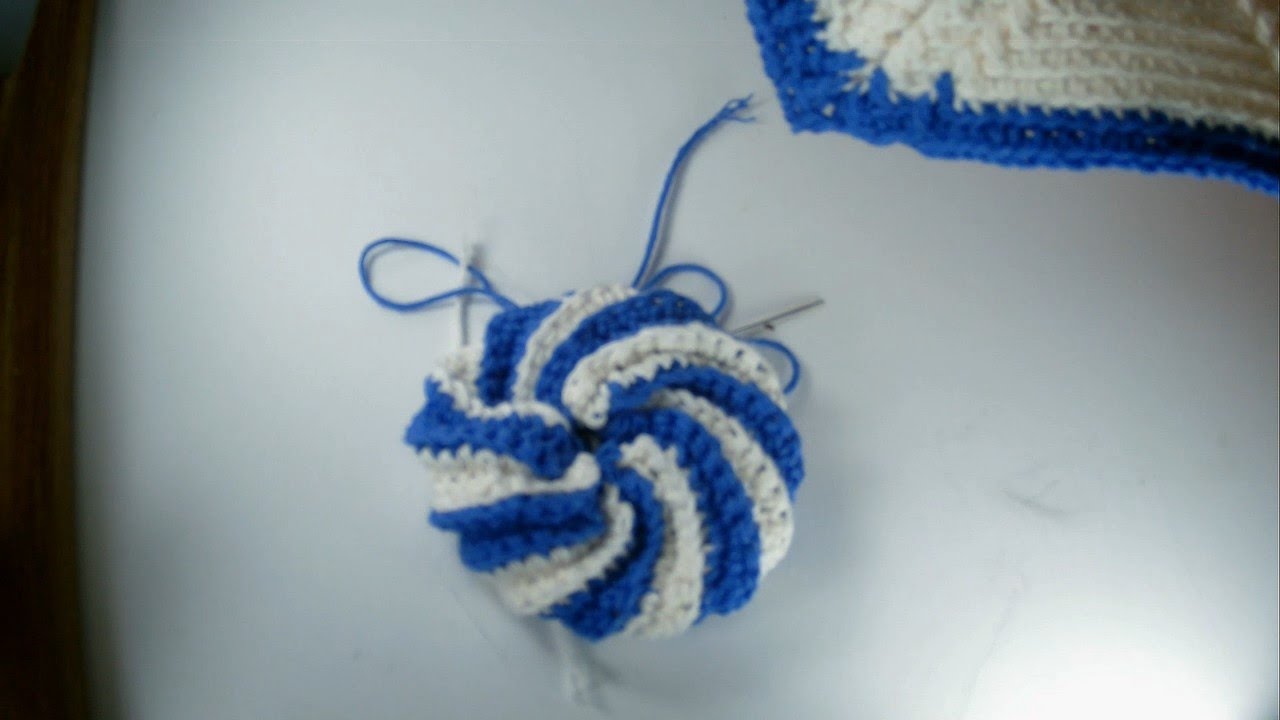 Spiral Scrubbie Crochet Tutorial - YouTube