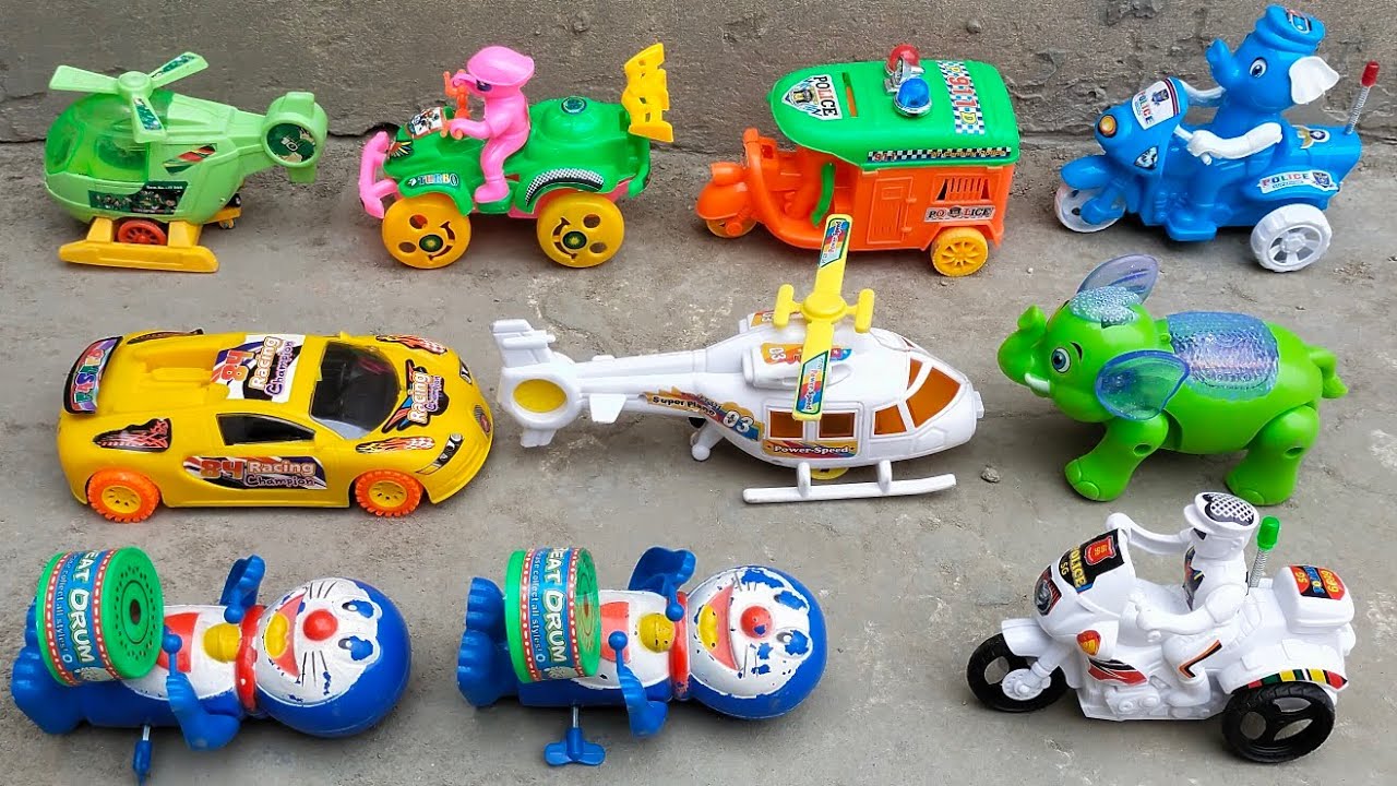 Chintu Aur Mintu Ko New Toy Surprise Diye | Police Bike Toys Gift Ki ...