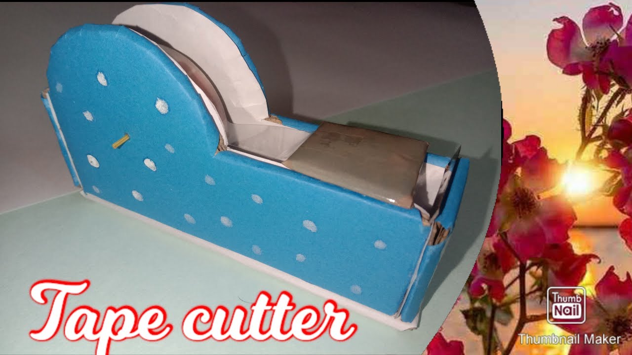 How to make diy tape cutter. - YouTube