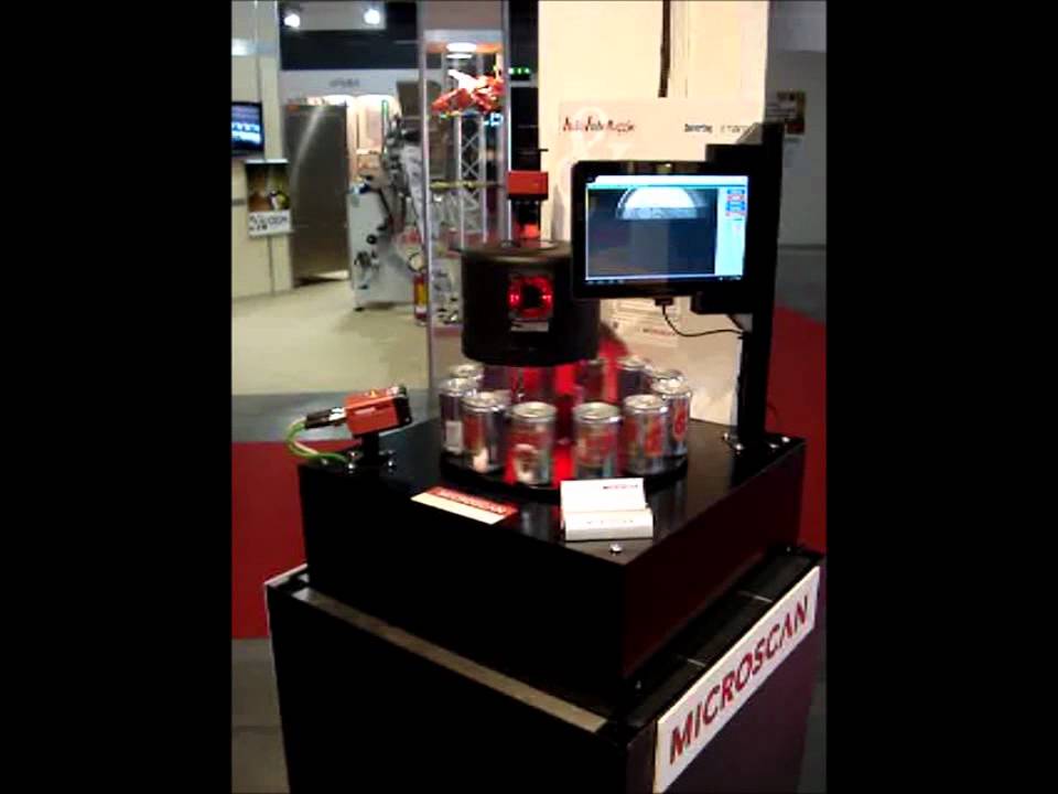 Microscan Vision HAWK Packaging Inspection Demo at IPACK-IMA 2012 - YouTube